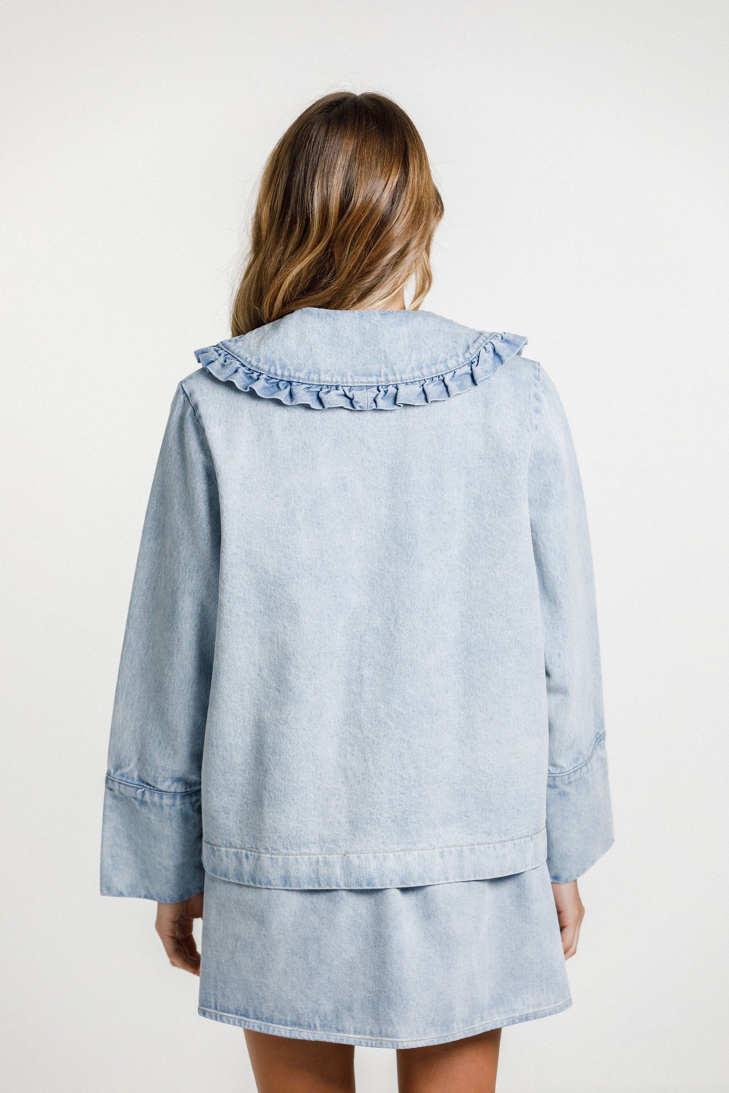 Embark Denim Shacket - Stone Wash Denim